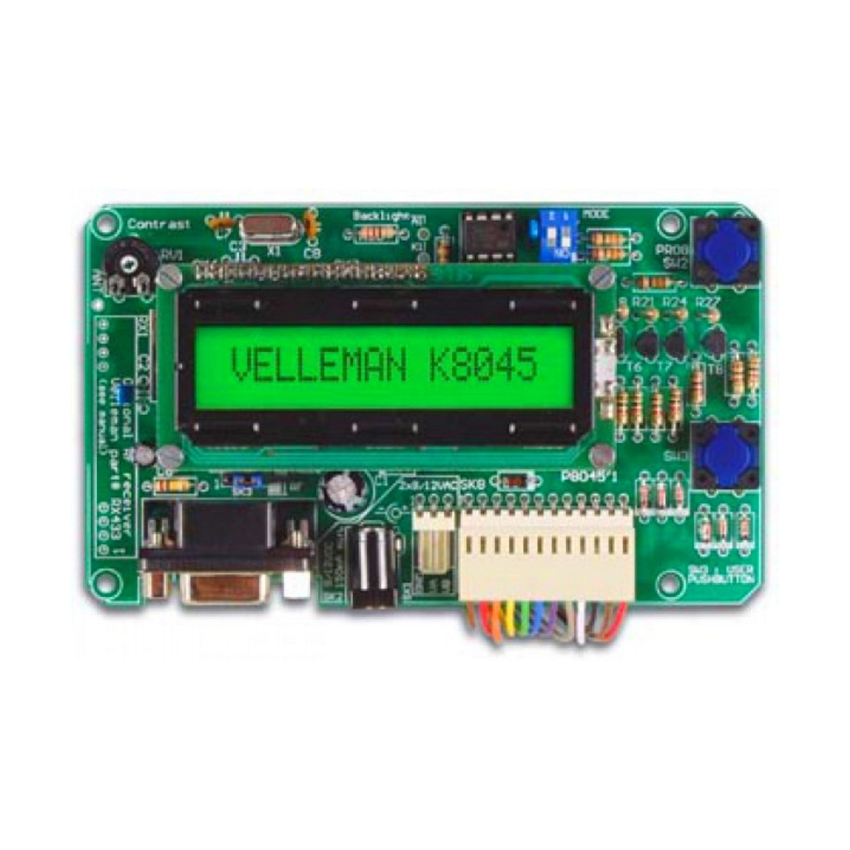 LCD Display KIT with PROGRAMMABLE MESSAGES that can be recalled from ...