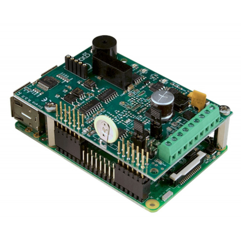 Layer PI BASE Shield Raspberry PI 2,3 RTC, RS232 / 485, PSU 9-28VDC ...