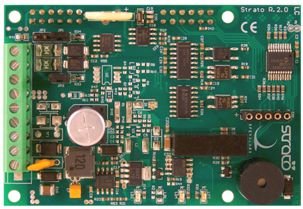 Strato PI BASE Shield Raspberry PI 2,3 RTC, RS232/485, PSU 9-28VDC ...
