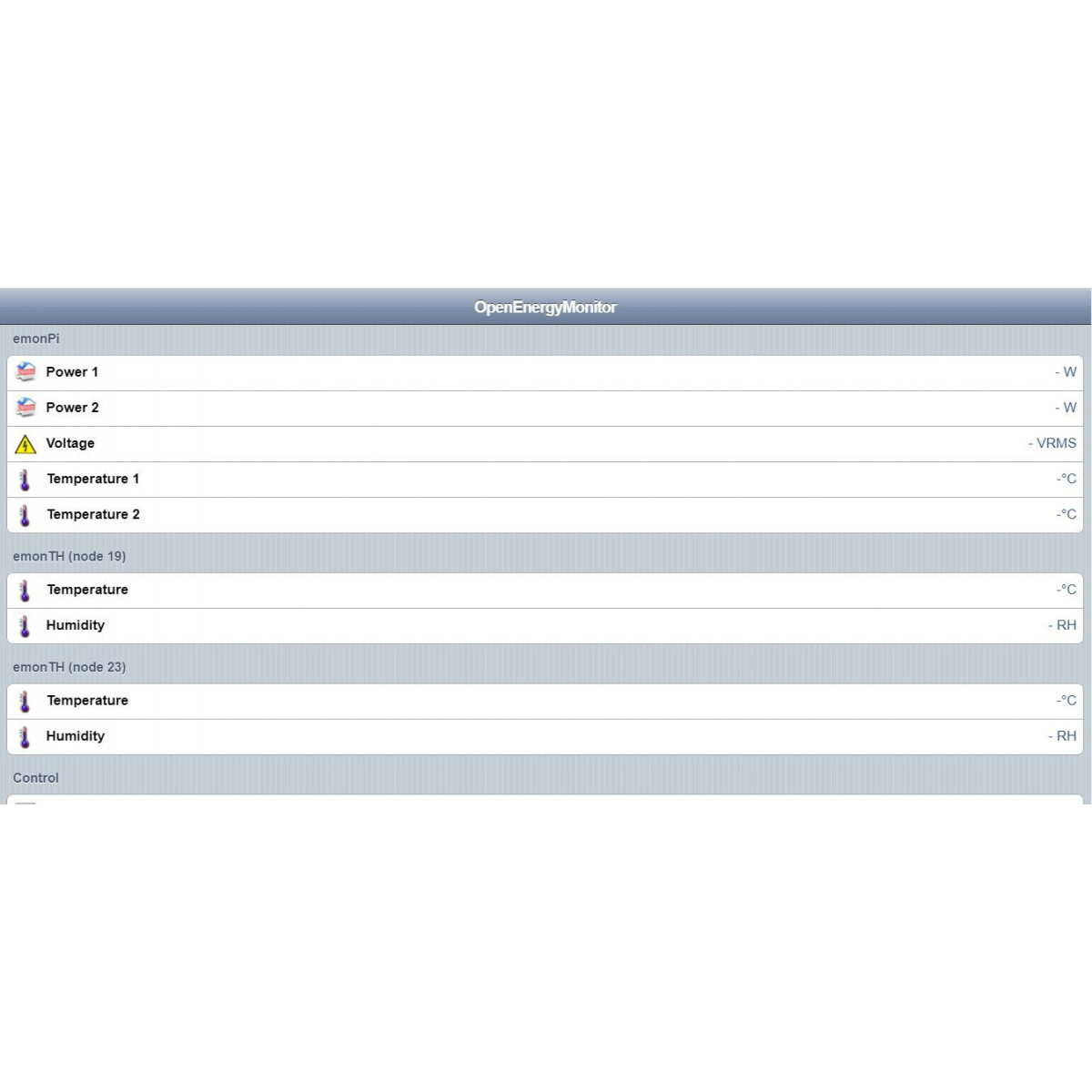 KIT domotica DomoRPI Raspberry PI RS485 I/O temperatura umidità emoncms Node-RED