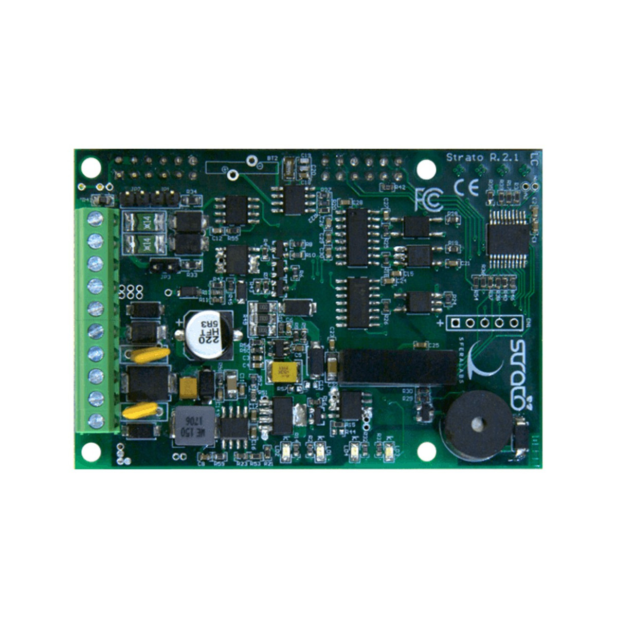 Strato PI UPS Shield Raspberry PI 2,3 RTC, RS232 / 485, PSU 9-28VDC ...