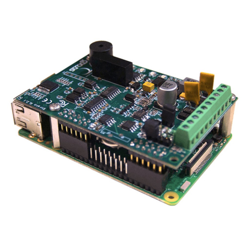 Strato PI UPS Shield Raspberry PI 2,3 RTC, RS232/485, PSU 9-28VDC ...