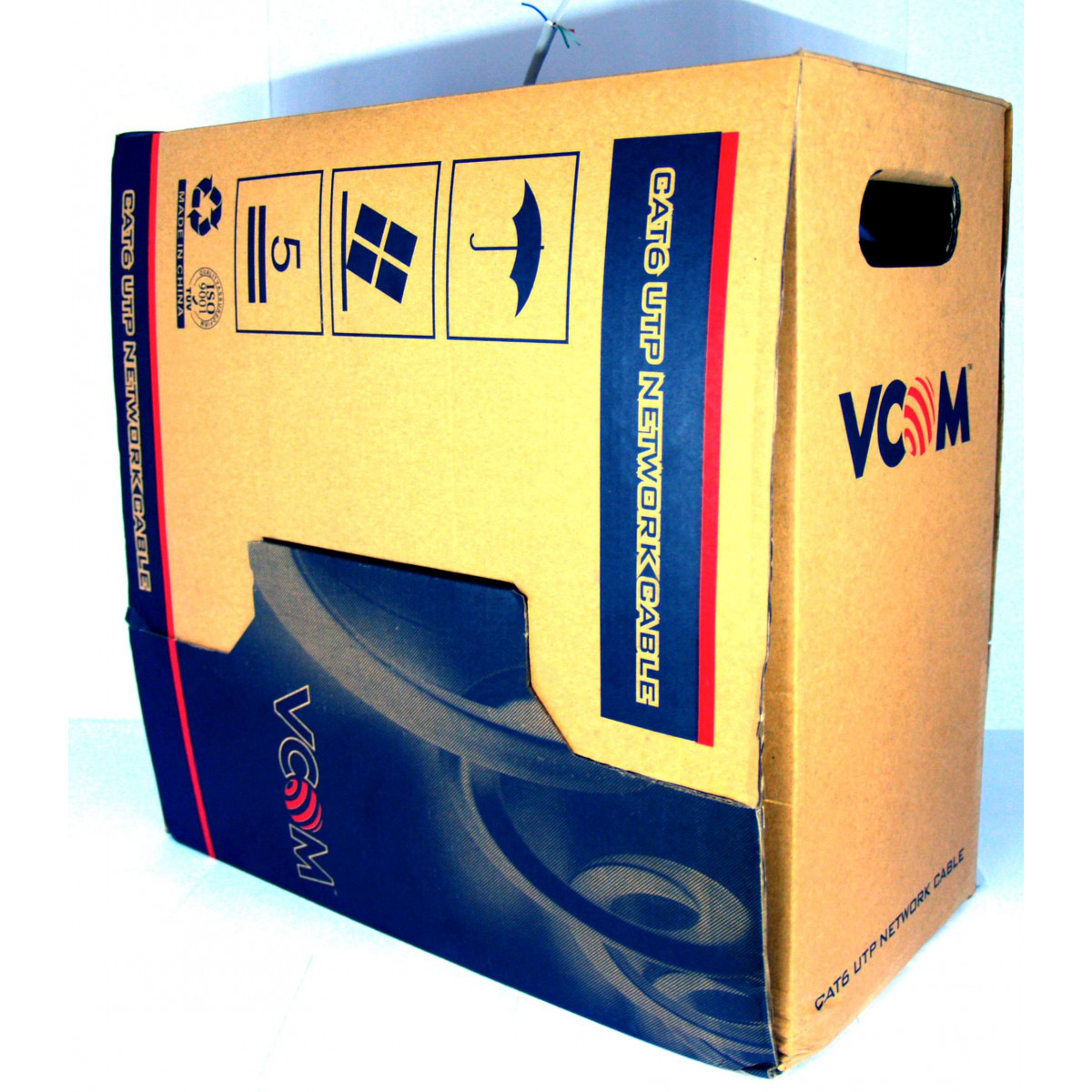 305m en caja CAT.6 UTP 4 pares de cable de red ethernet trenzado de 23 AWG