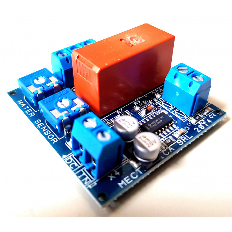 Multi-purpose anti-flooding rain water sensor 12V DC relay 16A 230V plate