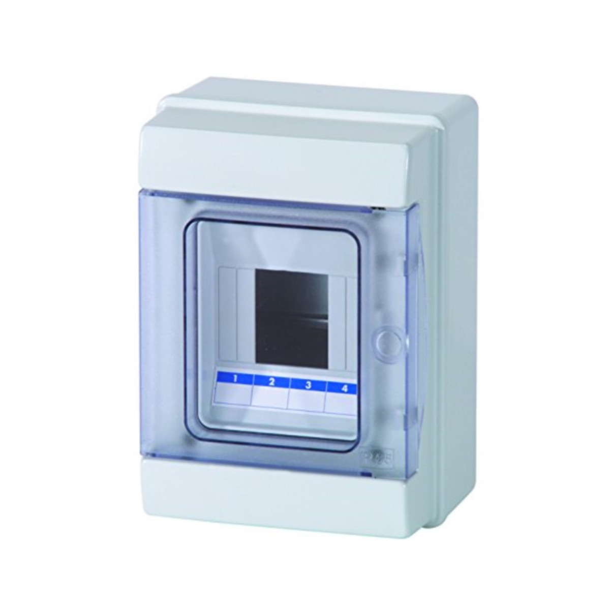 Watertight wall-mounted switchboard with door 215x200x105 gray ...
