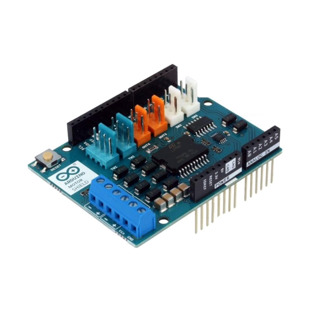 Arduino Motor Shield REV3 L298 H puente DC y motores paso a paso 5-12V
