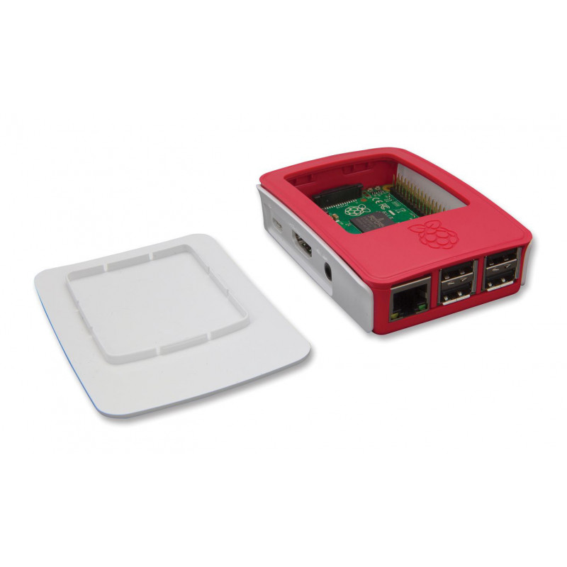 Case contenitore plastico ufficiale per Raspberry PI 3 model B ...