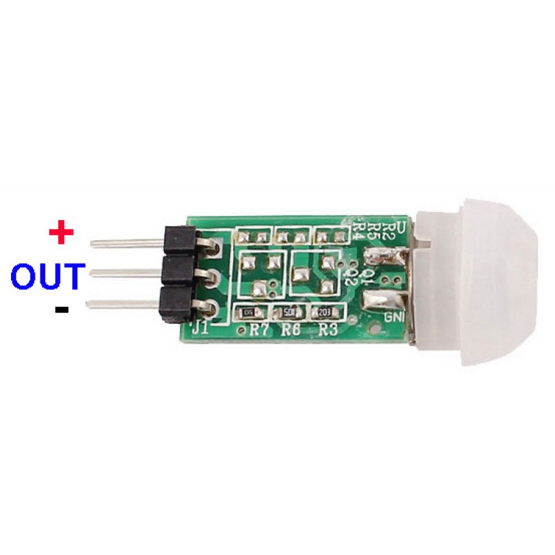 MINIATURE PIR MODULE 5m MOVEMENT SENSOR FOR ARDUINO