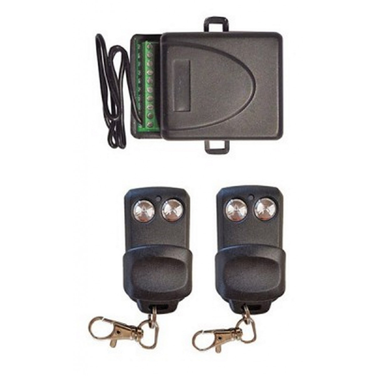 2CH RELAY INDOOR REMOTE CONTROL KIT - 433MHZ with 2 REMOTE CONTROLS