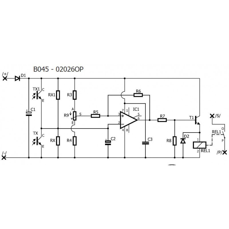 KIT interruttore crepuscolare notte giorno barriera luce 12V DC con ...