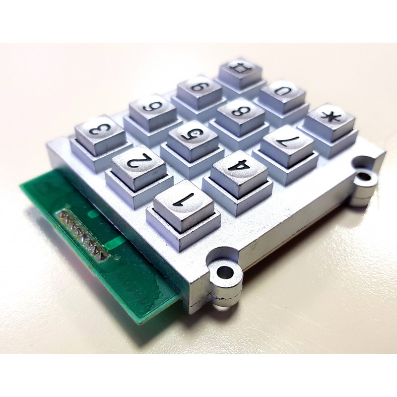 Clavier matriciel 4x3 métal anti-vandalisme Rotor de téléphone Arduino