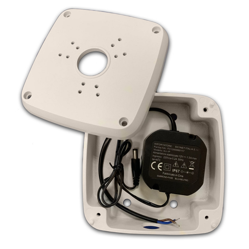 12V DC 1.5A 15W recessed switching power supply for video surveillance ...