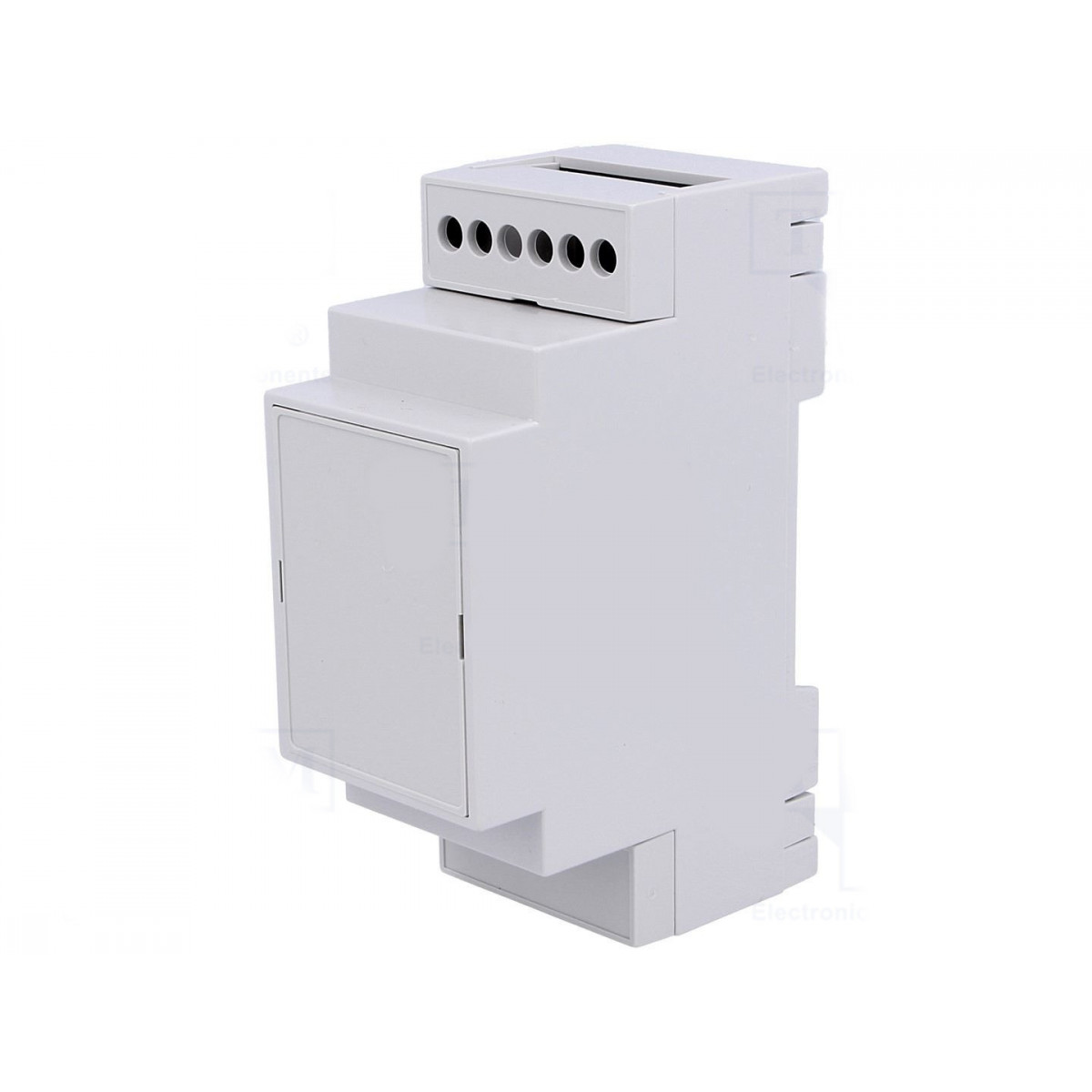 Custodia case 2 moduli guida DIN plastica PPO dimensioni 90 x 36 x 53mm ...