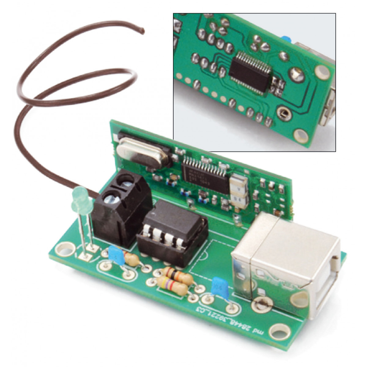 KIT decodificador receptor USB para radio control 2262, HT12, Motorola ...
