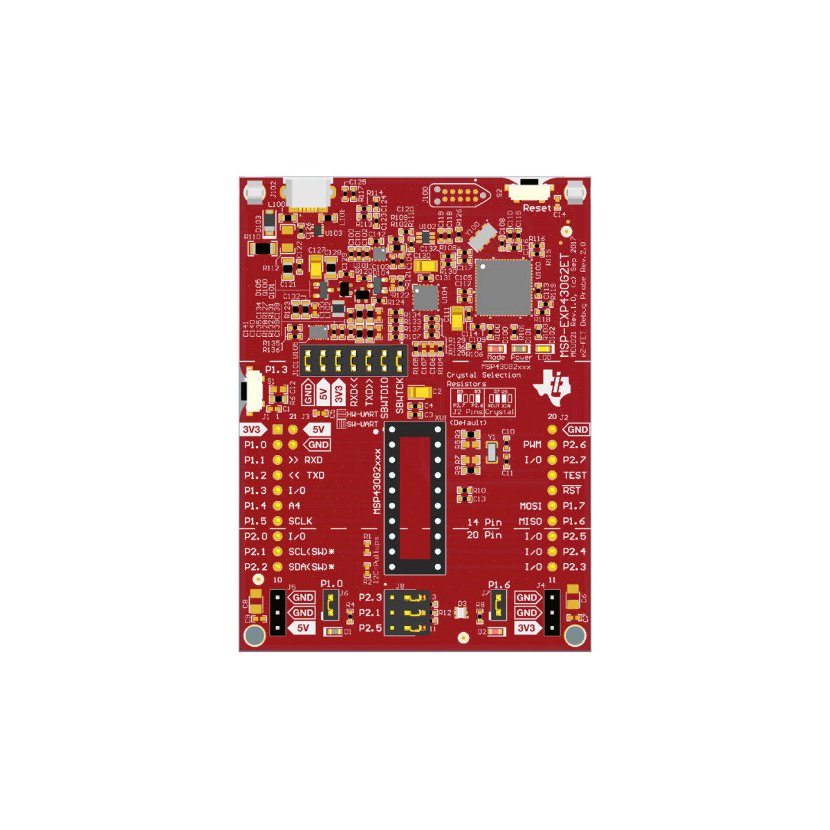 Texas Instruments MSP-EXP430G2ET Programmer + MCU Embedded Development KIT