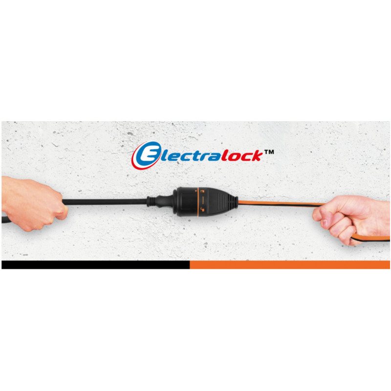 3G1.5 electric extension cable with 10 M anti-detachment Electralock ...