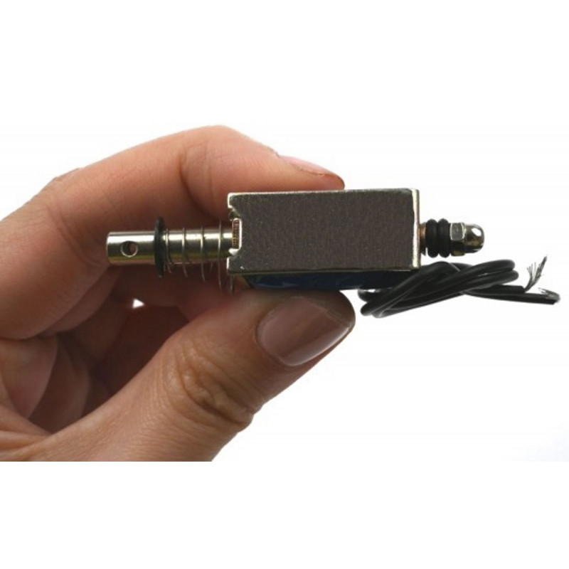 Traction solenoid 12 VDC - Stroke 10 mm