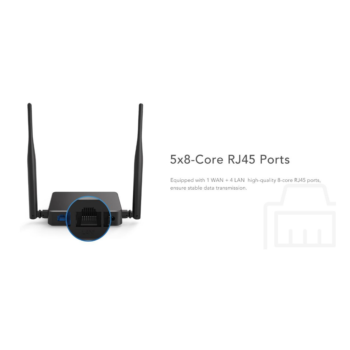 Stonet W2 300Mbps wireless router with repeater function