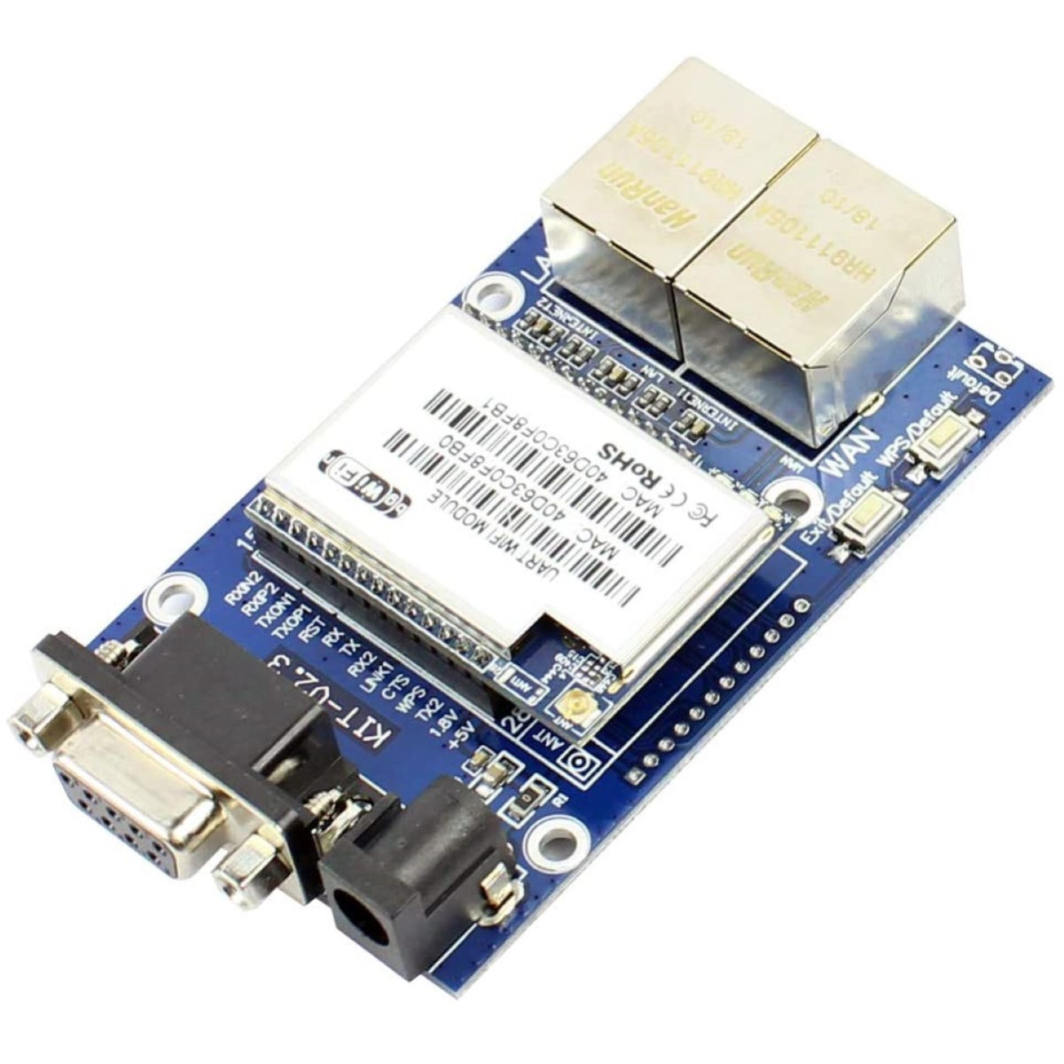 Industrial multifunctional RS232 LAN Ethernet WiFi interface converter