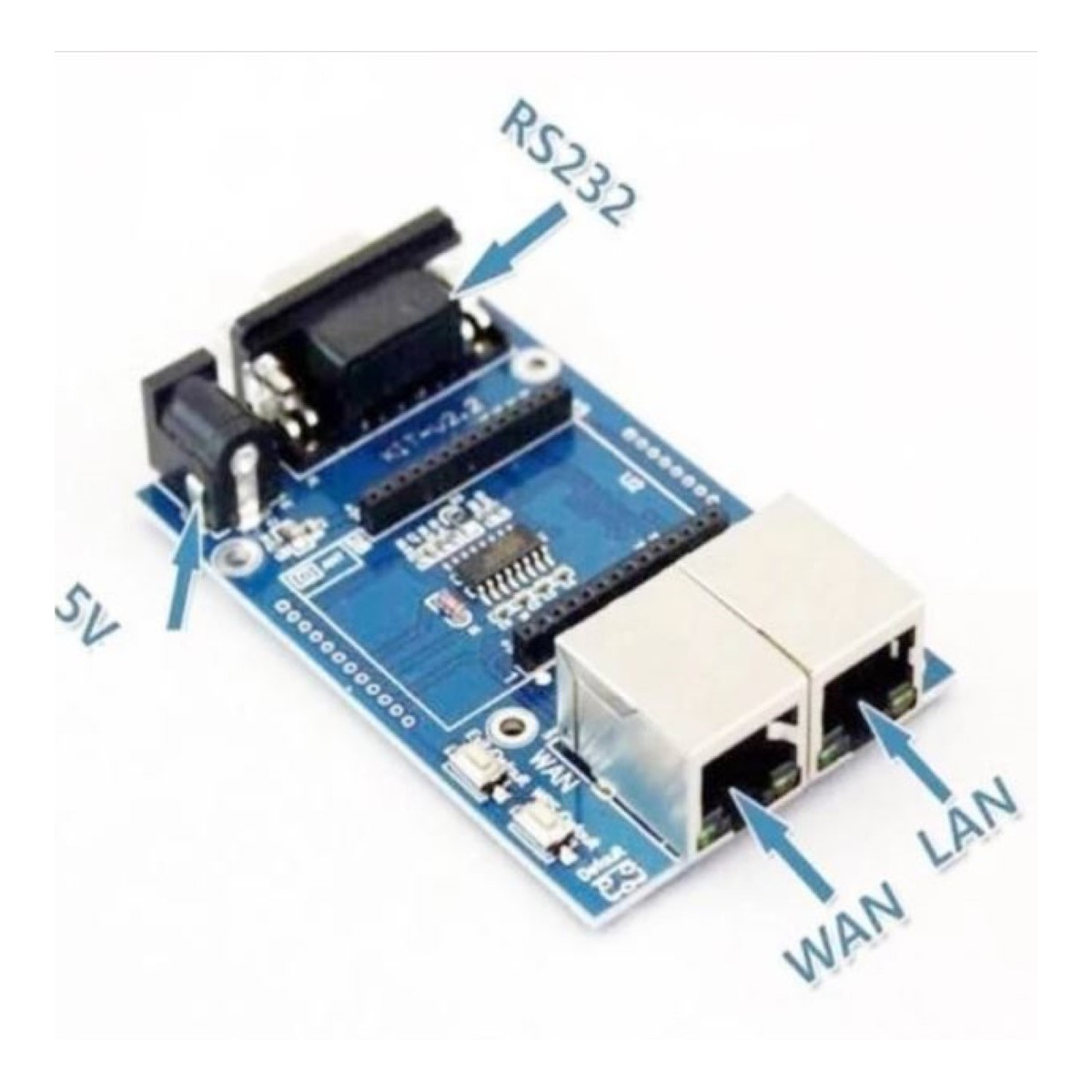 Industrial multifunctional RS232 LAN Ethernet WiFi interface converter