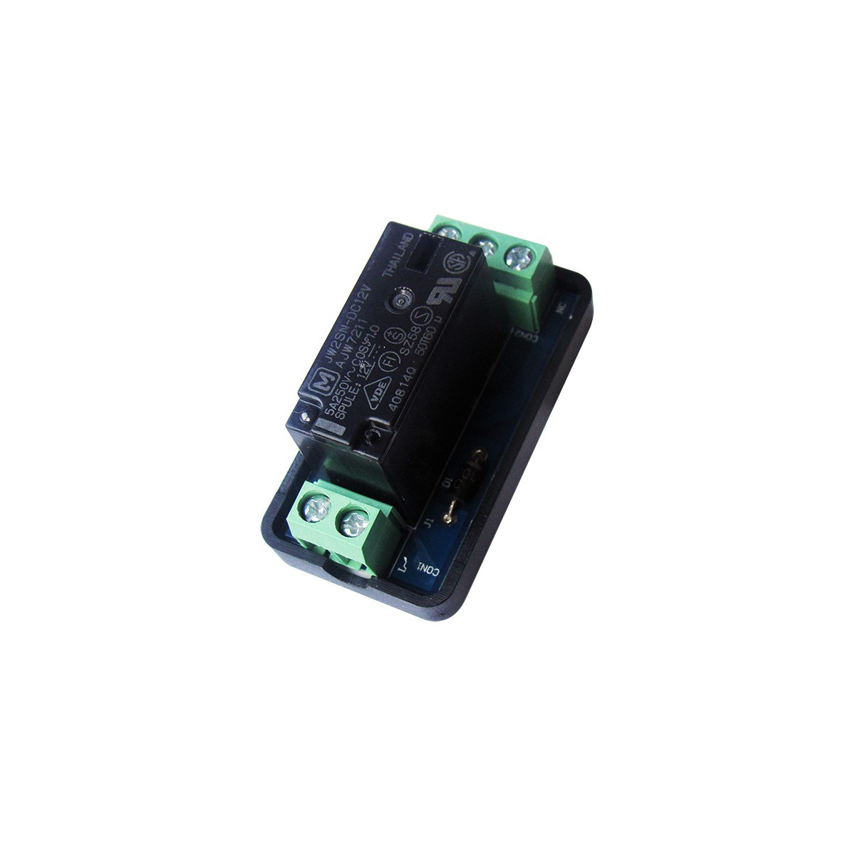 Dry contact relay module NO NC COM SPDT 5A 240V, 12V DC coil