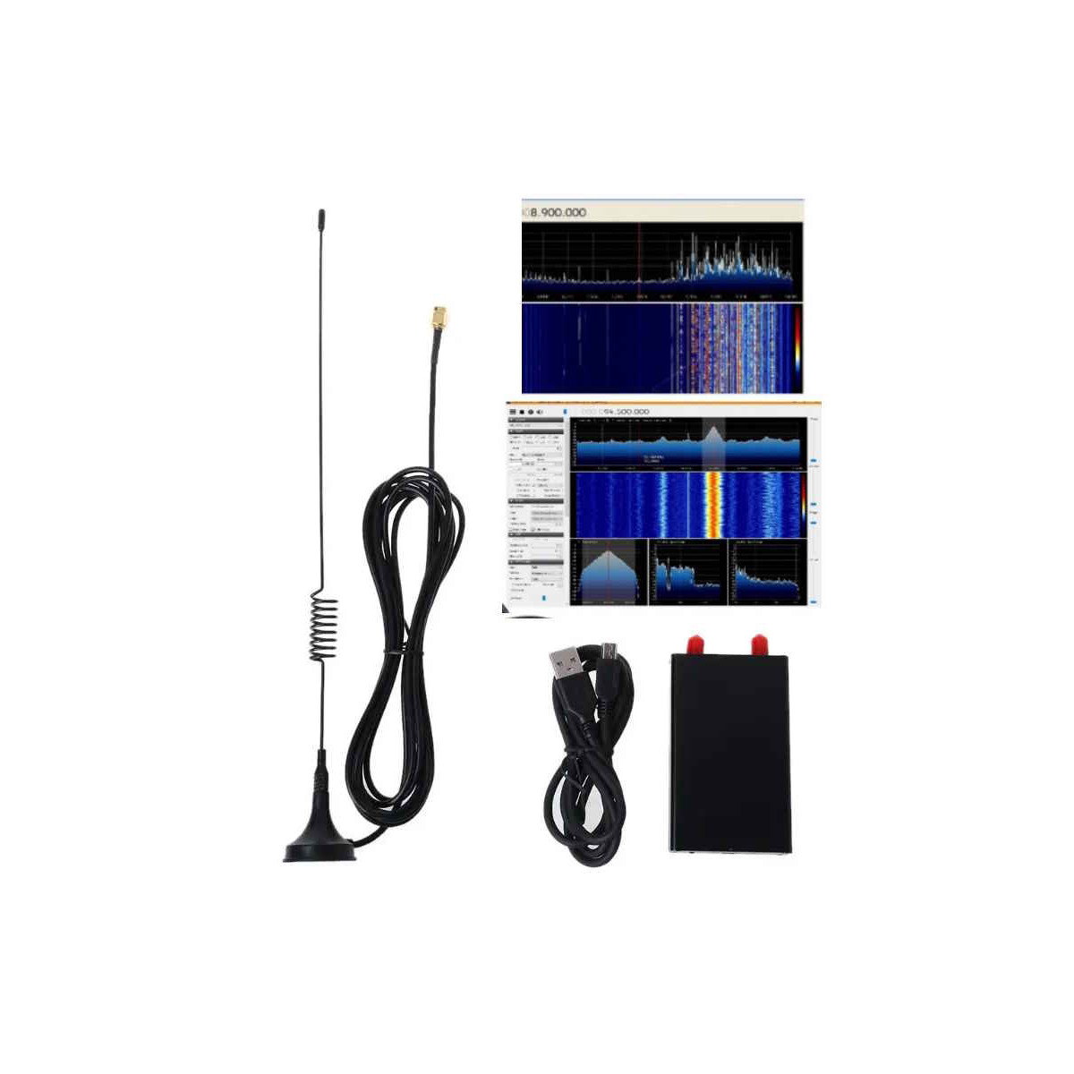 KIT USB SDR RTL2832U + R820T2 0.1-1700MHz software RF DVB-T AM FM DAB ...