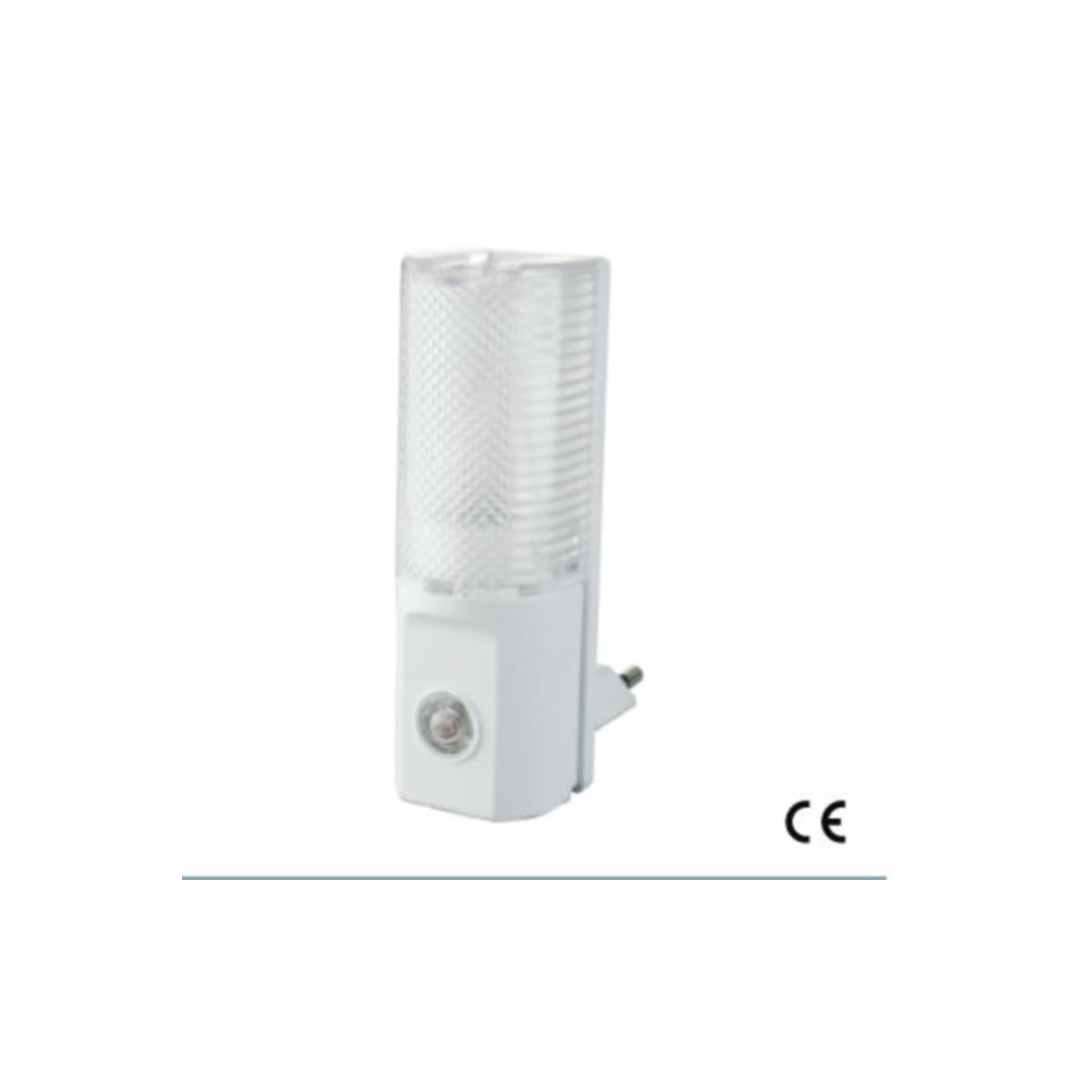 Adjustable night light with twilight sensor and 10A Electraline 58312 plug